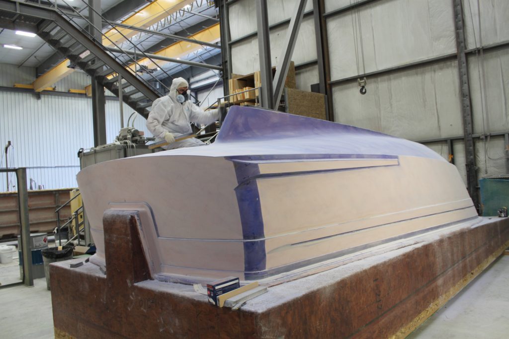 Early Stages of Pattern Build – Bayview Composites